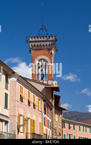 Colorful historical Old town of Sestri Levante, Italy, a picturesque ...