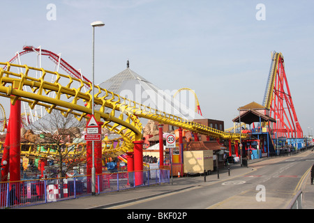 The big dipper ride at Fantasy Island, Ingoldmells, Skegness ...
