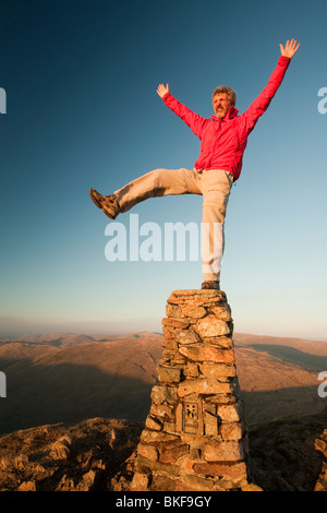 Summit of Red Screes, Lake District Stock Photo - Alamy