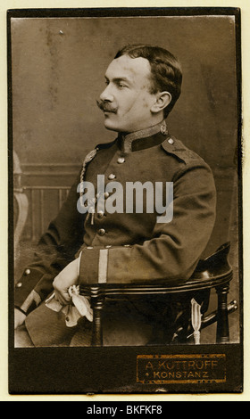 German soldier 1900 Stock Photo - Alamy
