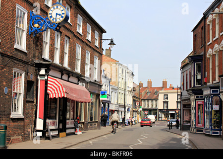 Louth Town centre, Louth, Lincolnshire Stock Photo - Alamy