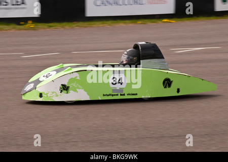 Electric Car Racing in the Greenpower Championship at Goodwood Sussex ...