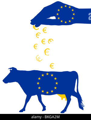 European milk subsidies Stock Photo - Alamy