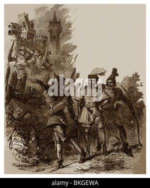 military, Middle Ages, infantry, French crossbowmen, 15th century ...