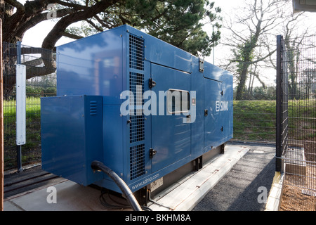 Generator Room Emergency power supply. Powered by Diesel power ...