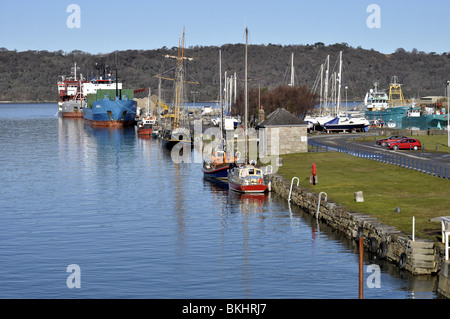 Port Penrhyn Bangor North Wales City of Cardiff dredger unloading ...