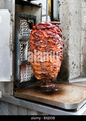 Tacos al Pastor on the spit, Mexico City, Mexico Stock Photo - Alamy