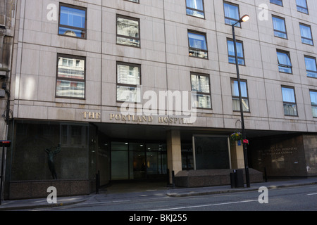 The portland Hospital in London. It is a private maternity hospital ...