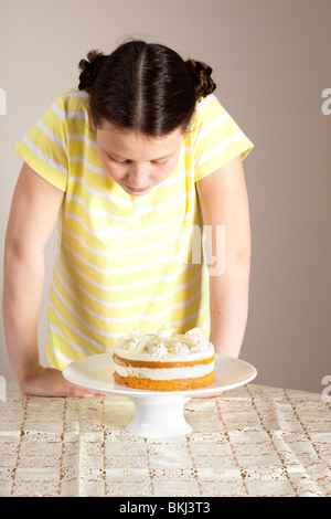 Child with cake Stock Photo - Alamy