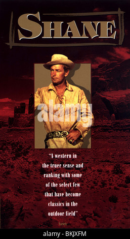 SHANE -1953 POSTER Stock Photo - Alamy