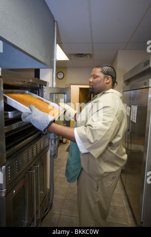 Inmates from the Residential Treatment Center in the State Penitentiary ...
