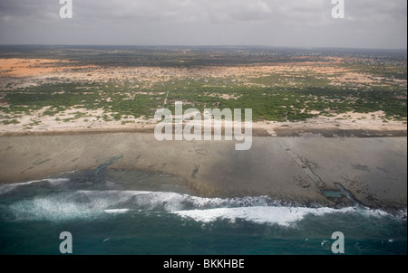Aerial view of Horn of Africa which is a Somali Peninsula in Northeast ...