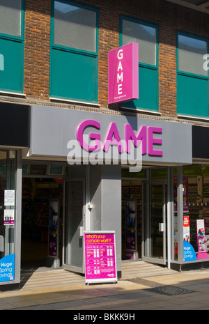 Game store, UK Stock Photo - Alamy