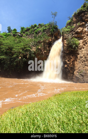 Makalia Falls waterfall Lake Nakuru National Park Kenya East Africa ...