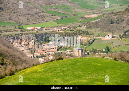 The Historic Limestone Village of Peyre in the Compregnac Area Aveyron ...