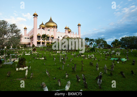 The old Sarawak State Mosque also known as the Kuching Mosque. Kuching ...