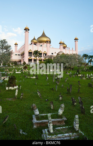 The old Sarawak State Mosque also known as the Kuching Mosque. Kuching ...