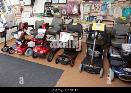 mobility buggies / scooters for old and disabled people Stock Photo - Alamy