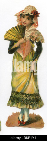 Portrait of a Lady Fanning Herself Stock Photo - Alamy