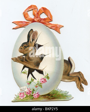 Old-fashioned Easter bunny Stock Photo - Alamy