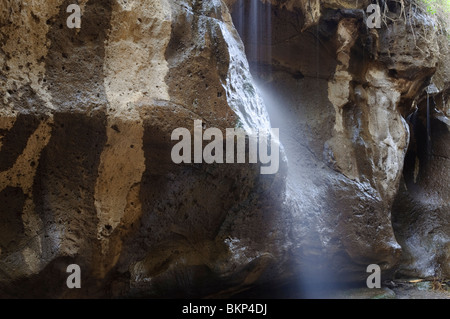 Waterfall, the Gorge, Hell's Gate National Park, Naivasha, Kenya Stock ...