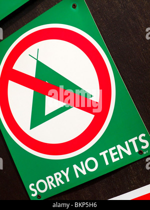 No Caravan sign Stock Photo - Alamy
