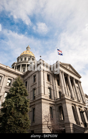Colorado State Capitol. The building was designed by Elijah E. Myers ...