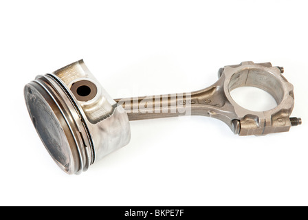 Worn Piston & Piston Rings From a Mitsubishi Evo Stock Photo - Alamy
