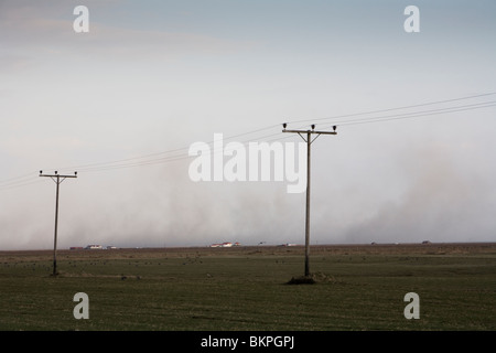 Farms that got hit by volcanic ash from the volcanic eruption in ...