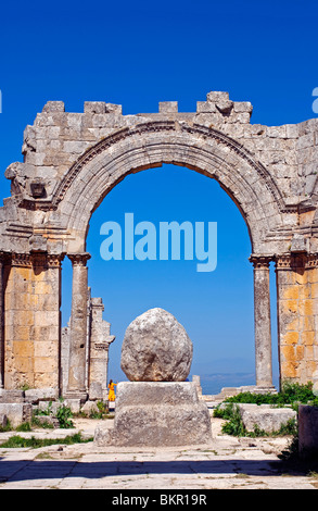 Syria. Aleppo. Church of Saint Simeon Stylites. It was built on the ...