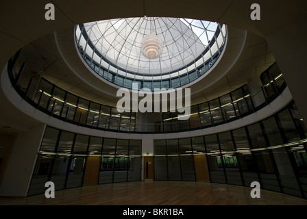Large dome skylight in the redeveloped Tanfield office building in the ...