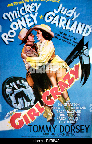 GIRL CRAZY -1943 POSTER Stock Photo - Alamy