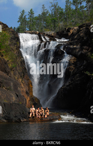 Waterfall Mountain Pine area Belize Central America Stock Photo - Alamy