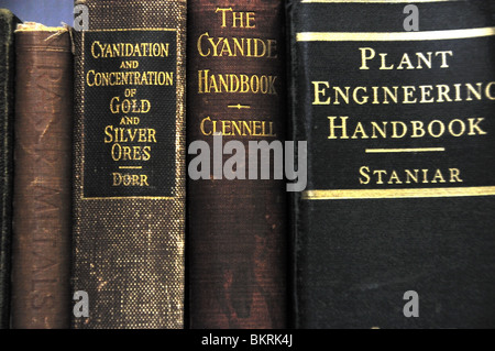 Old Mining Engineering Books Stock Photo - Alamy