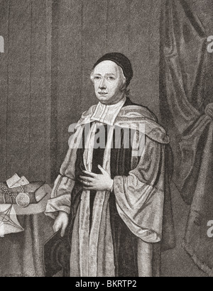 John Wallis, 1616 to 1703. English mathematician. From Crabb's Stock ...