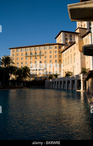 Biltmore Hotel Miami pool largest in continental US Stock Photo - Alamy