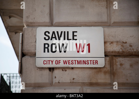 Saville Row sign Stock Photo - Alamy
