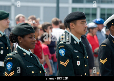 Canadian army parade Montreal canada Stock Photo - Alamy