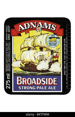A bottle of Adnams Broadside strong beer. First brewed in 1972 to ...