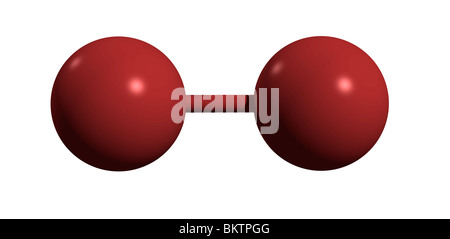 Bromine molecule Br2 Stock Photo - Alamy