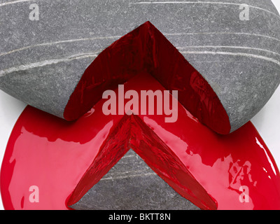 blood out of a stone Stock Photo - Alamy