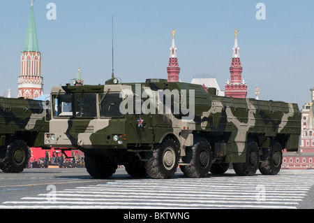 Iskander (NATO name SS 26 Stone) a short range mobile missile system ...