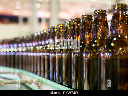 Beers in a row Stock Photo - Alamy