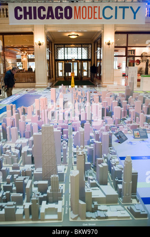Chicago Model City exhibition at the Chicago Architecture Foundation ...