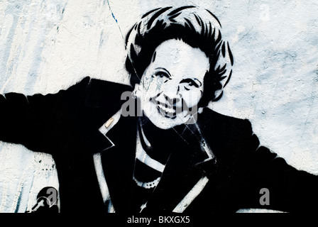 Margaret Thatcher - Pure Evil Stock Photo - Alamy