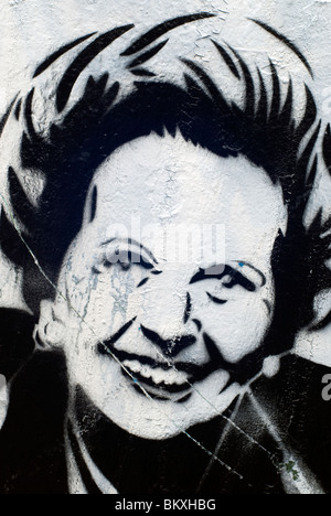 Margaret Thatcher - Pure Evil Stock Photo - Alamy