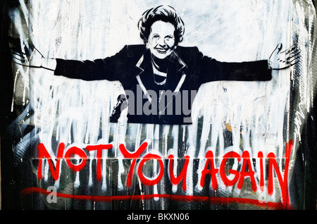 Margaret Thatcher - Pure Evil Stock Photo - Alamy
