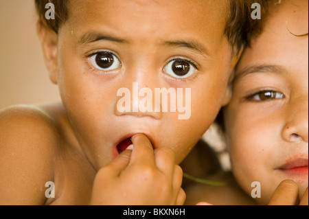 A young Tuvaluan boy on Funafuti, pacific Stock Photo - Alamy