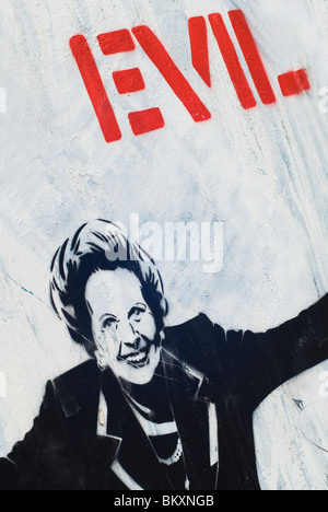 Margaret Thatcher - Pure Evil Stock Photo - Alamy