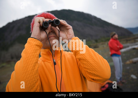 binoculars looking over Ocean Beach San Francisco USA Stock Photo - Alamy